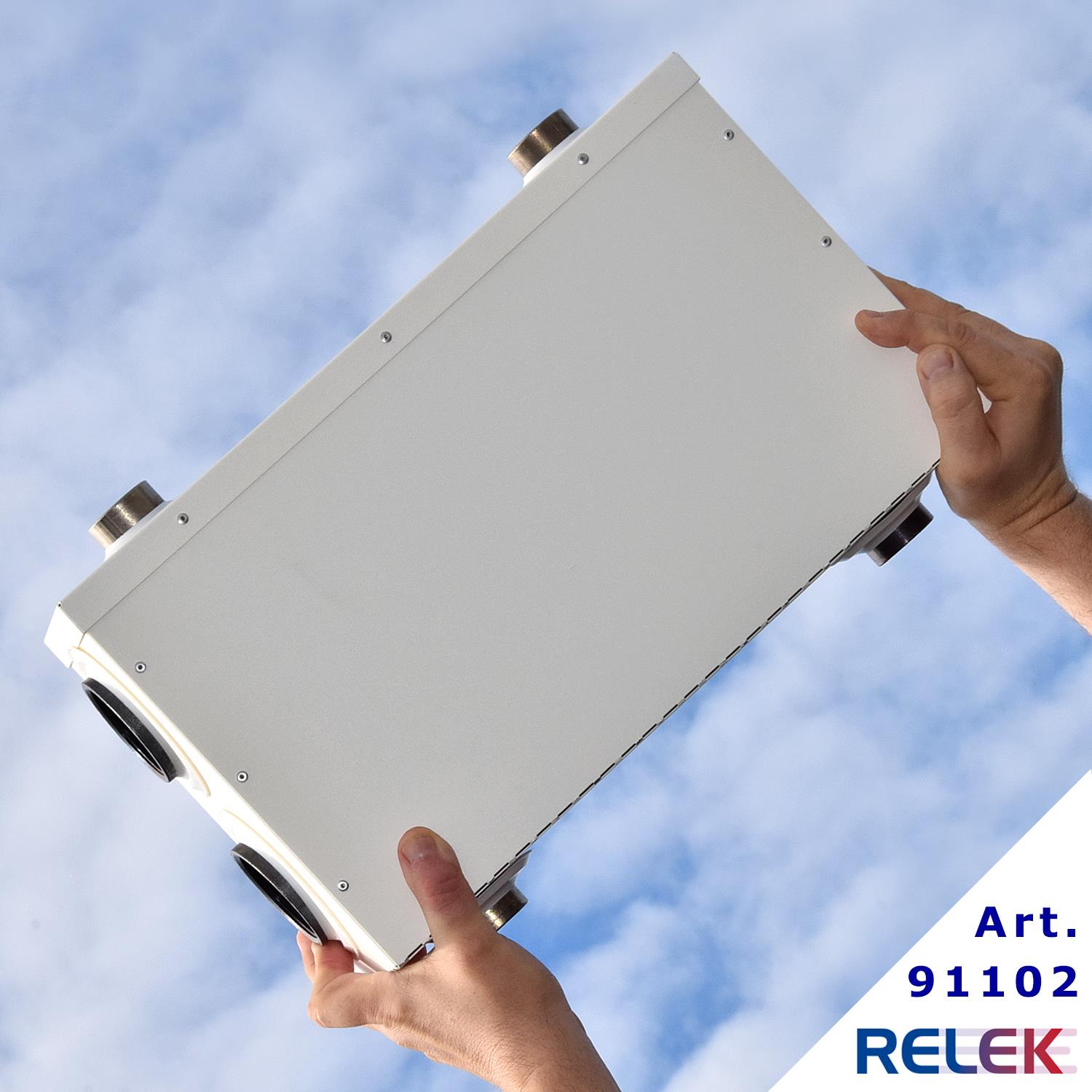 Elkassett isolerad, för 2 elpatroner R50 max 18kW, 4xR25