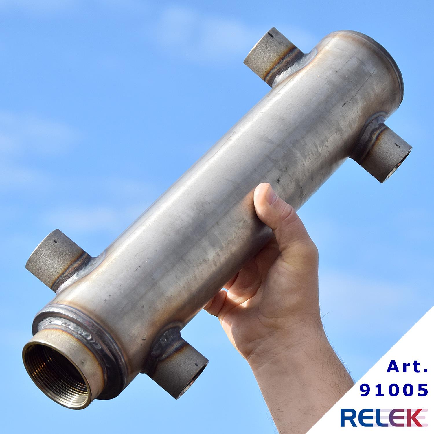 "Elkassett rostfri oisolerad, max 9kW R50 4-bar, 4x1"""