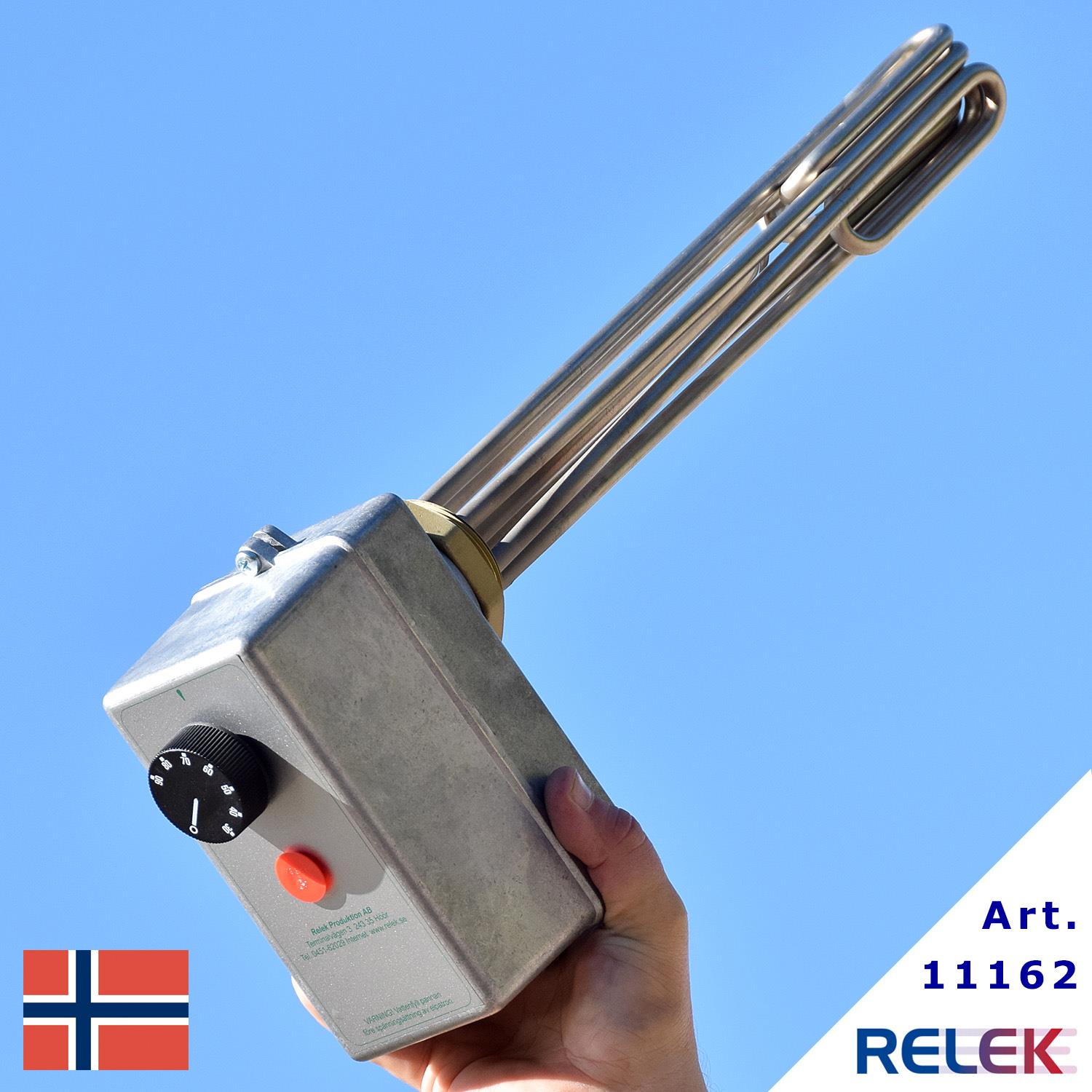 Elpatron 6000W 30-90°C 2-stegs PP2-N-6rf 230V Norge