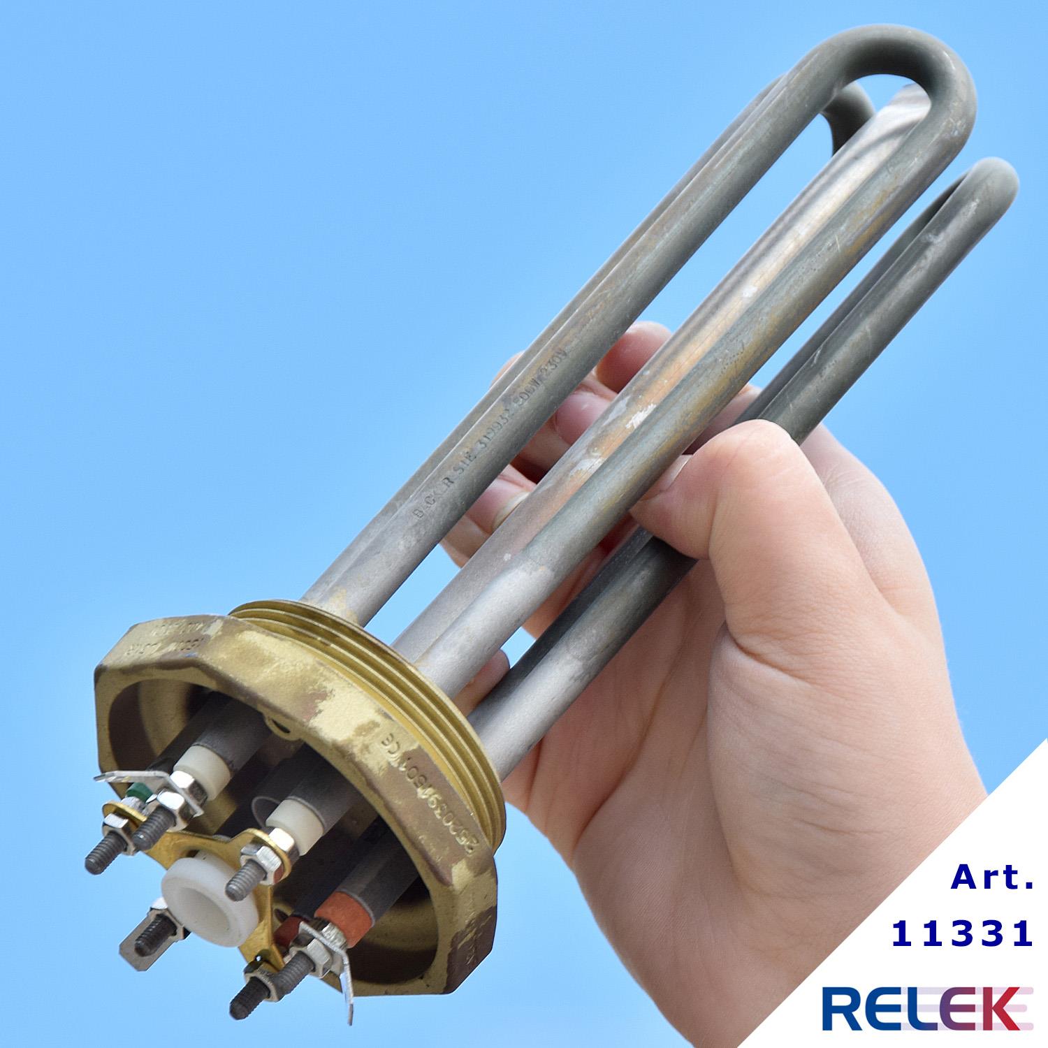 Elpatronelement 1500W R50 IL=180mm IU-31R EPE-1,5rf rostfri