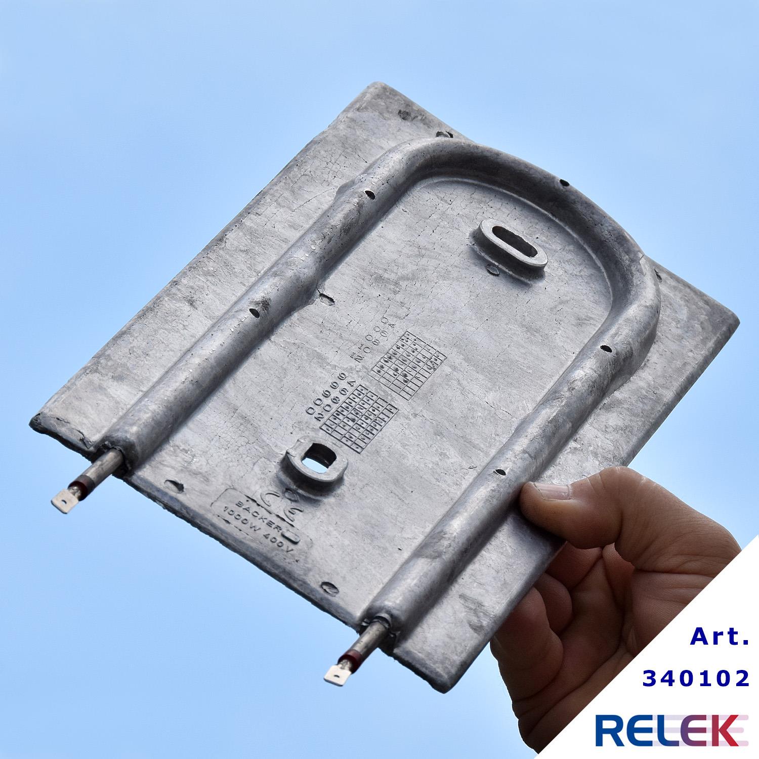 Värmesköld P-400 komplett, 1kW, 400V Plan